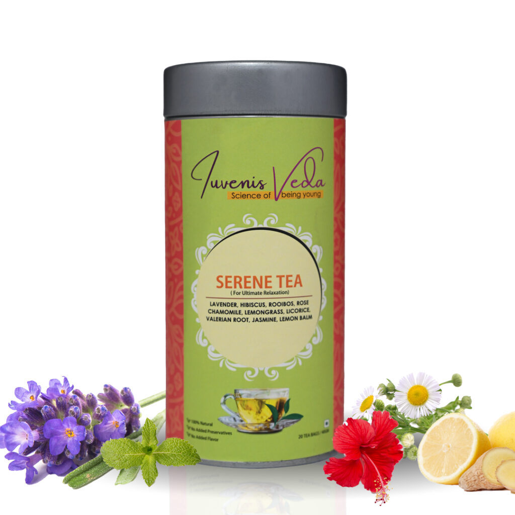 Iuvenis Veda Serene Tea - 20 Tea Bags | For Calmness And Relaxation ...